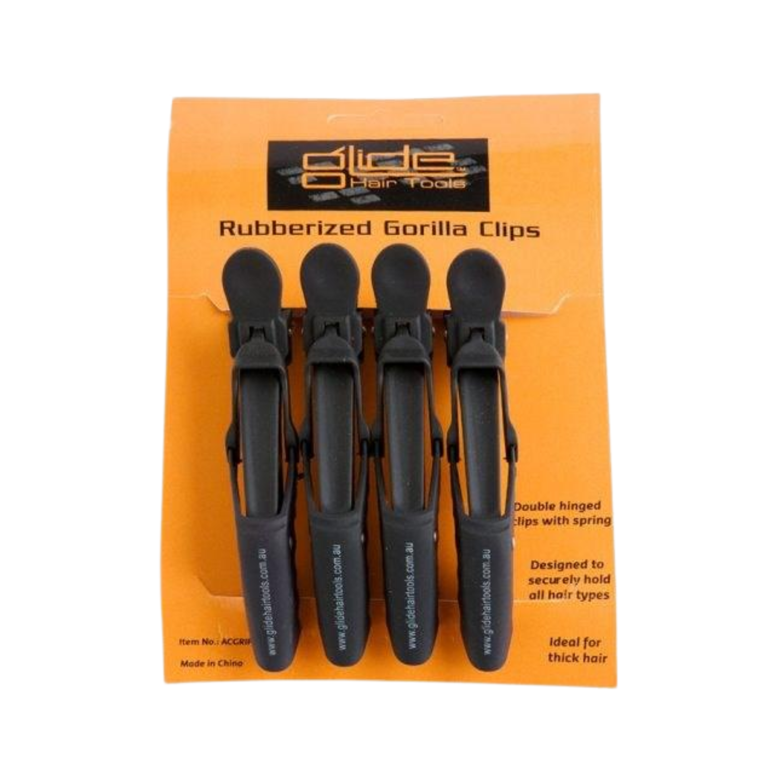 GLIDE GORILLA RUBBER CLIPS 4 PACK – Salon Hair Care