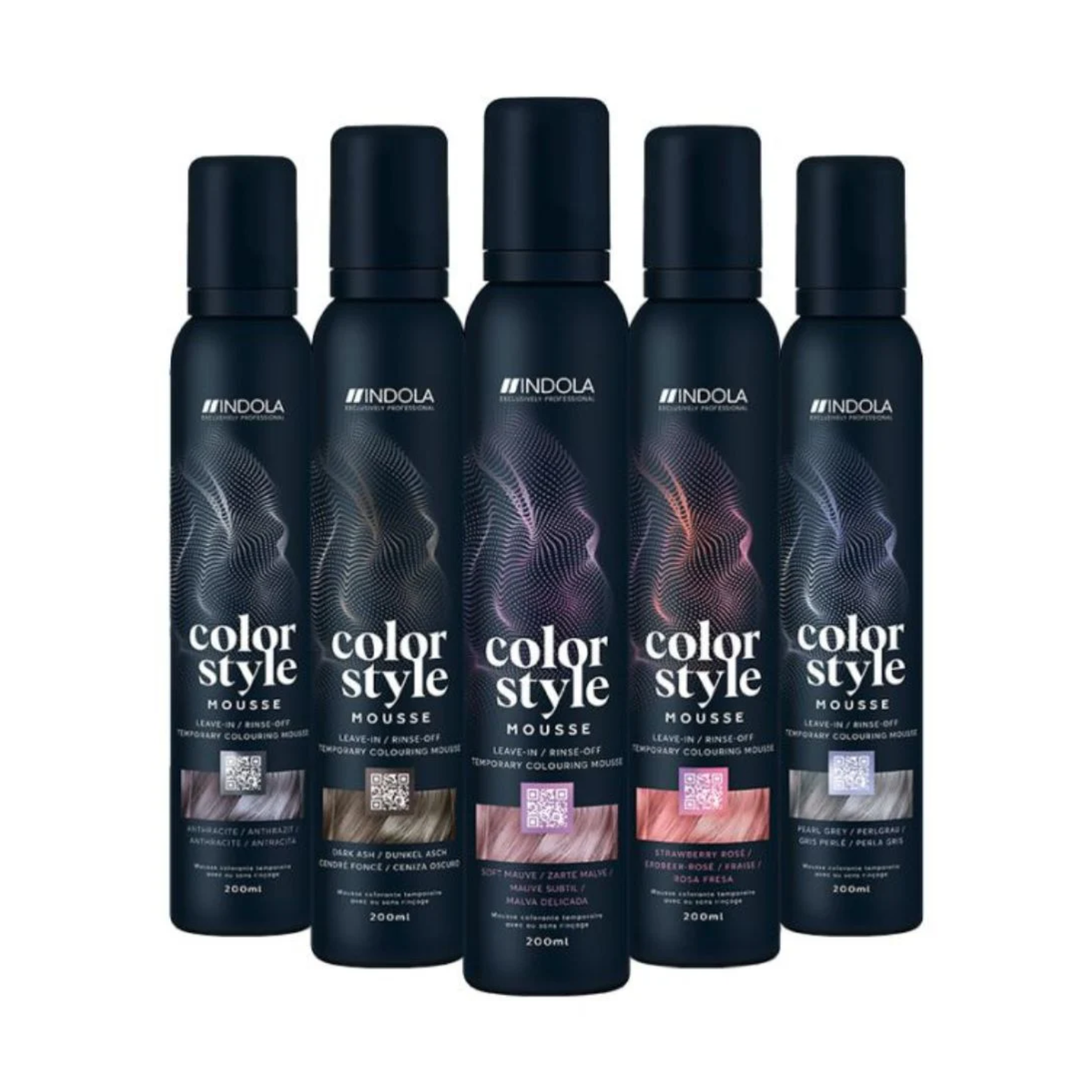 INDOLA Color Style Mousse | 200ml, Various Colours – Salon Hair Care