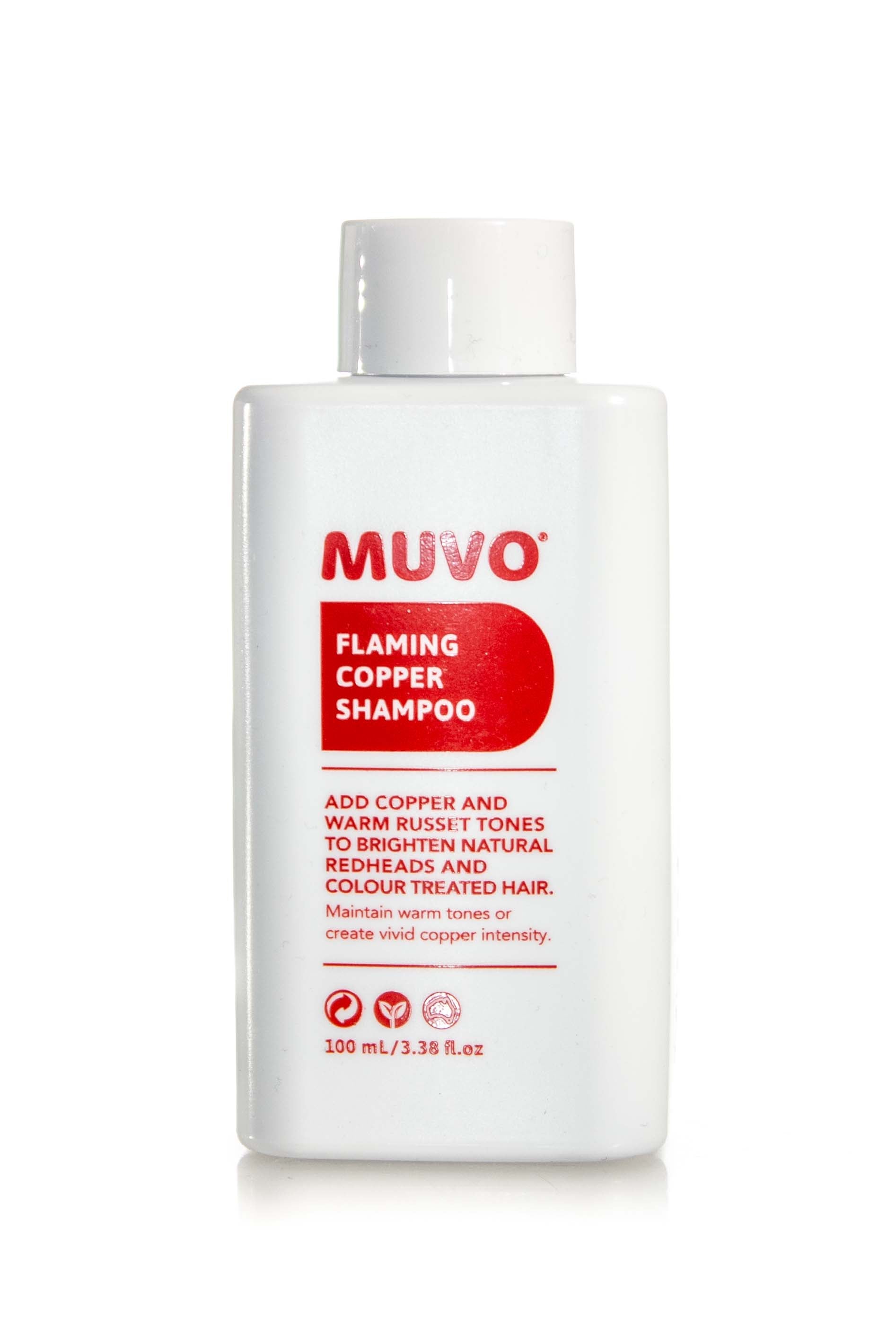 MUVO Flaming Copper Shampoo | Various Sizes – Salon Hair Care