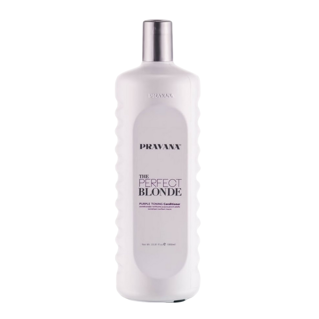 PRAVANA THE PERFECT BLONDE PURPLE TONING CONDITIONER 1L * – Salon Hair Care