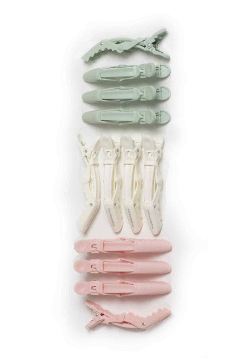 GLIDE GORILLA CLIPS PACK 12 ASSORTED PASTEL COLOURS – Salon Hair Care