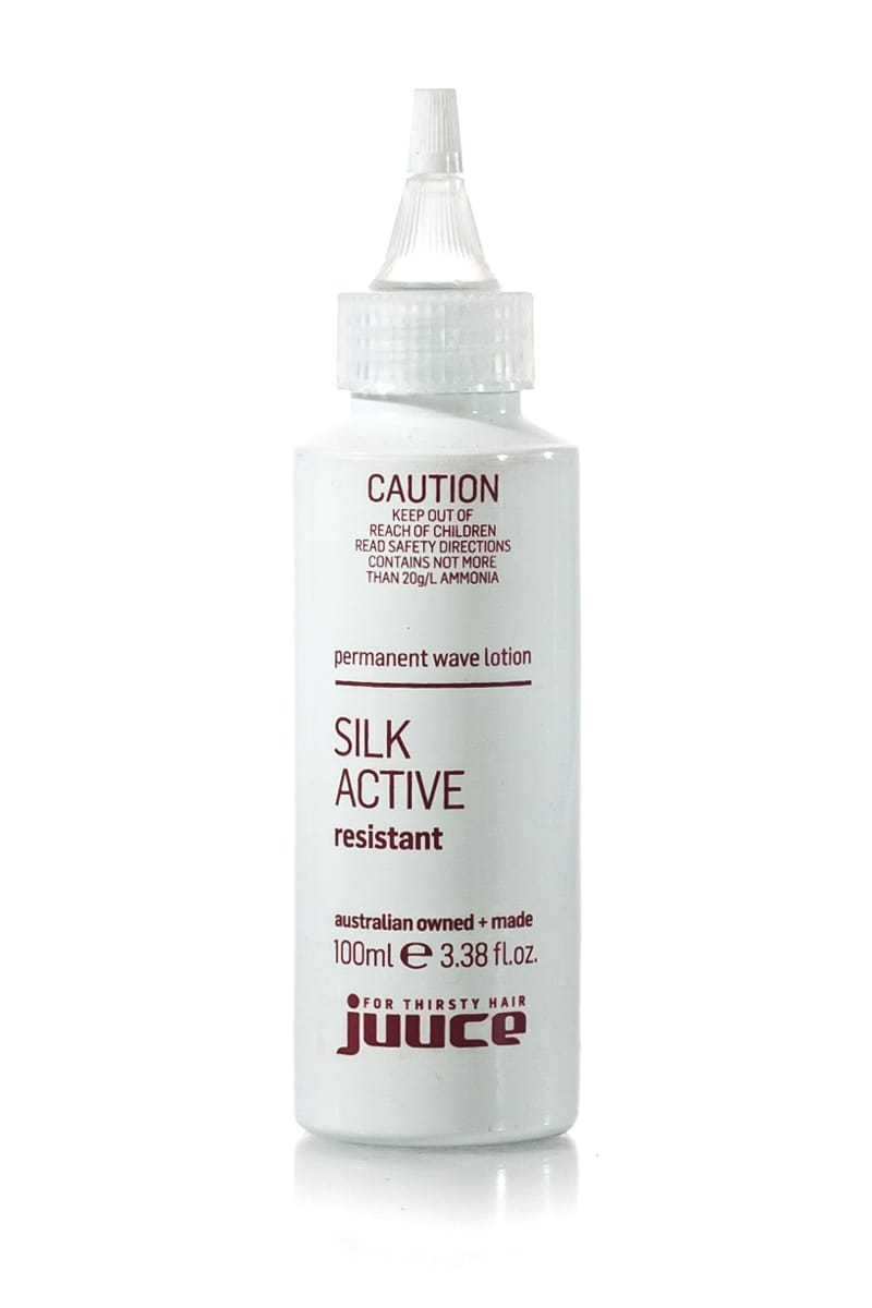 JUUCE SILK ACTIVE PERMANENT WAVE LOTION 100ML RESISTANT – Salon Hair Care