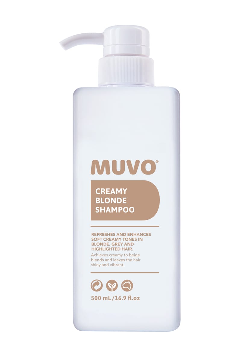 MUVO Creamy Blonde Shampoo | Various Sizes – Salon Hair Care