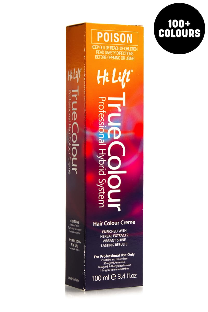 HI LIFT PROFESSIONAL True Colour Hair Colour Creme [COLOURS 7 - 12.89 ...